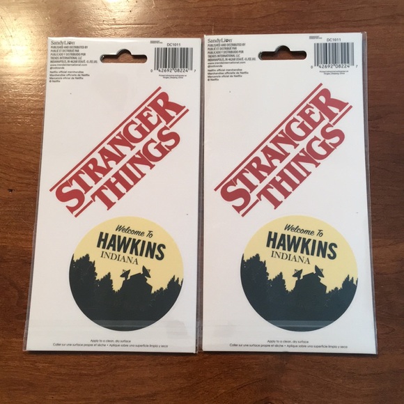 Other | Stranger Things Decals 2 Packs | Poshmark